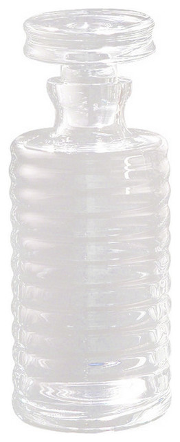 Ribbed Decanter, 4.5"wx4.5"dx11"h - Contemporary - Decanters - by Susan ...