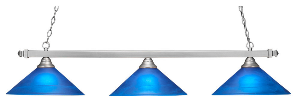 Square 3 Light Bar, 55.25x15.25x10.25 - Contemporary - Kitchen Island ...