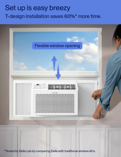 Energy Saving Window Air Conditioner, Easy Mechanical Control, 10000 ...