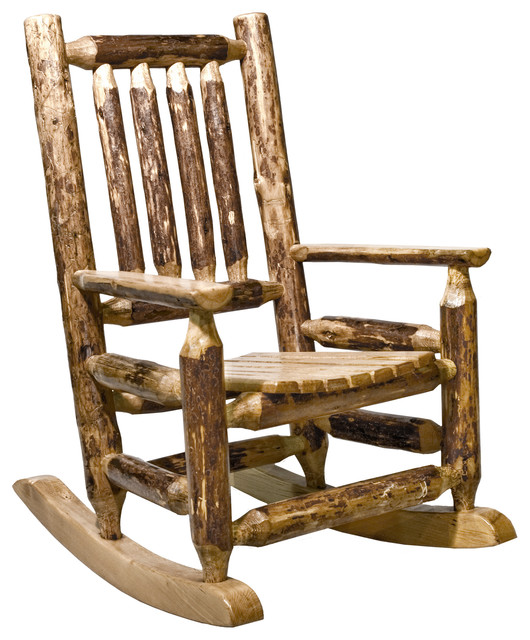 Glacier Country Collection Child's Rocker - Rustic - Rocking Chairs ...