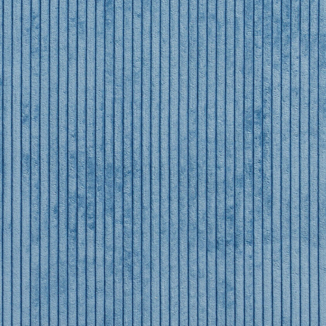 Blue Small Scale Stripe Velvet Upholstery Fabric by the Yard, By The ...
