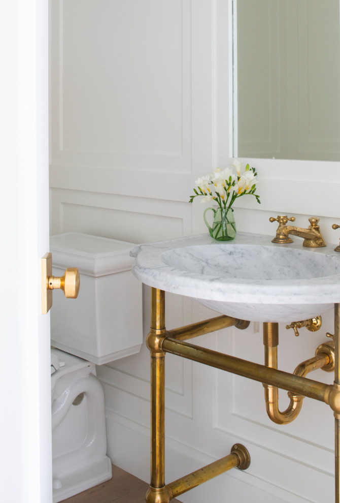 Edina French Provincial - French Country - Powder Room - Minneapolis ...