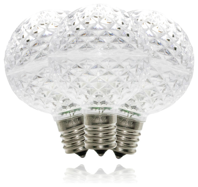 G50 Pure White Retrofit Bulb, E17 Base, 5 Internal LED Chip - Traditional - Led Bulbs - by ...