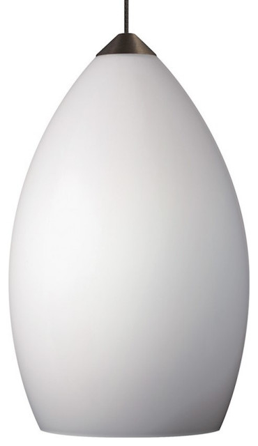 Tech Lighting MP Firefrost Pendant, White, Nickel, LED - Modern ...