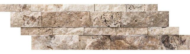Philadelphia Travertine Ledger Panel, 6 X 24 Split-Faced, 10 sq.ft ...