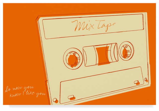 John W. Golden 'Lunastrella Mix Tape' Canvas Art, 19"x12 ...