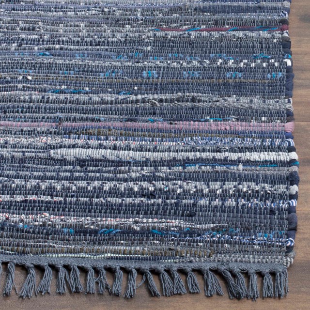 Safavieh Rag Rug Collection RAR121 Rug, 6' Square - Contemporary - Area ...