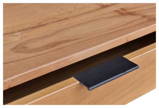 20 Inch Side Table Natural Contemporary Moe's Home - Contemporary ...