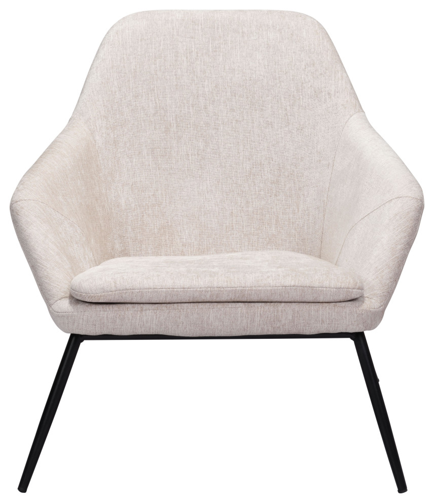 Milo Accent Chair Beige - Midcentury - Armchairs And Accent Chairs - by ...
