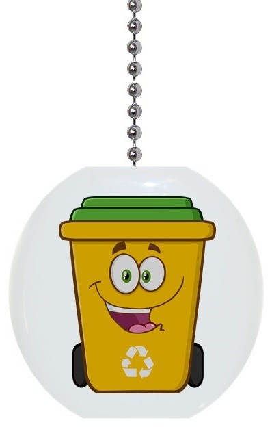 Recycling Bin Ceiling Fan Pull - Contemporary - Ceiling Fan Accessories ...
