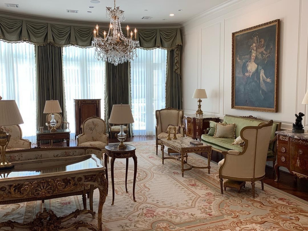 Traditional French Interior - Traditional - Living Room - Houston - by ...