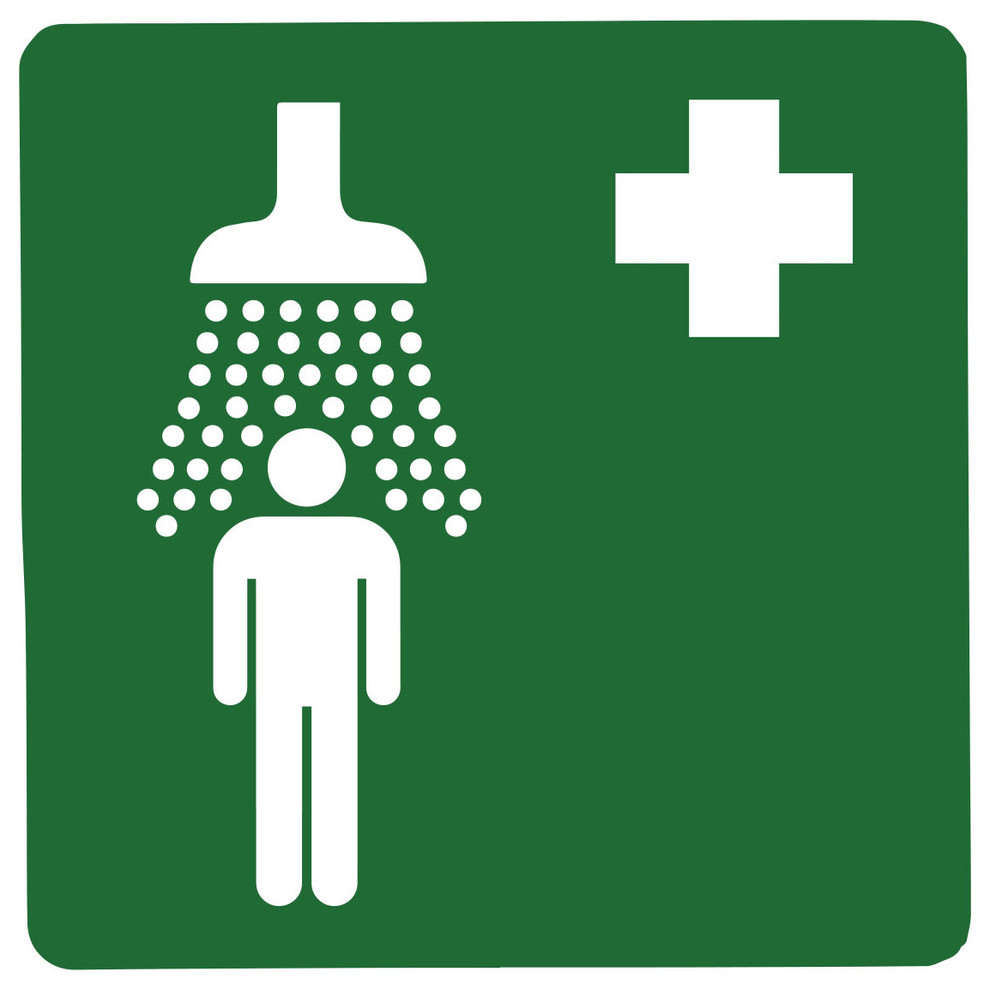 Speakman SGN2 Safety Shower Sign - Novelty Signs - by Buildcom | Houzz