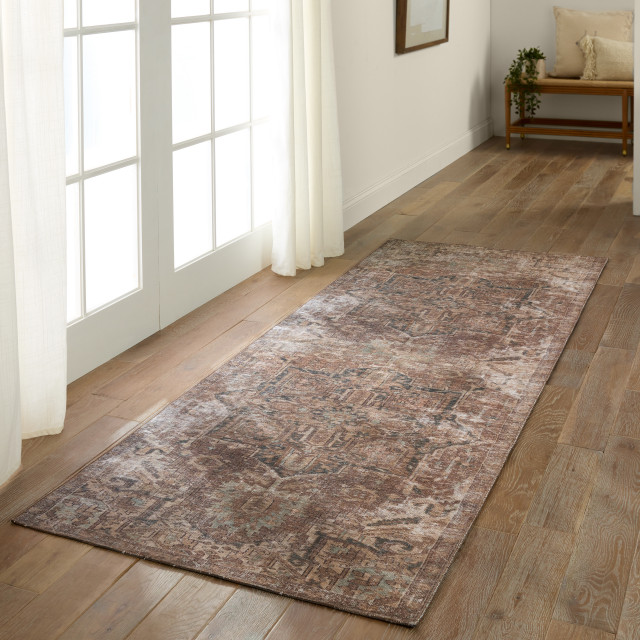 Kate Lester + Jaipur Living Minita Medallion Brown/ Tan Area Rug, 2'X4 ...