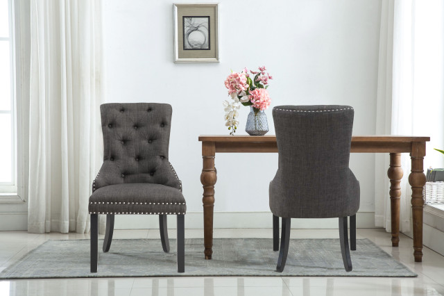 Beth Tufted Dining Chairs, Set of 2 - Transitional - Dining Chairs - by ...