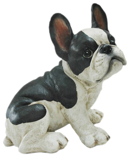 Retro Frenchie Statue Simone - Multicolor - Contemporary - Decorative ...