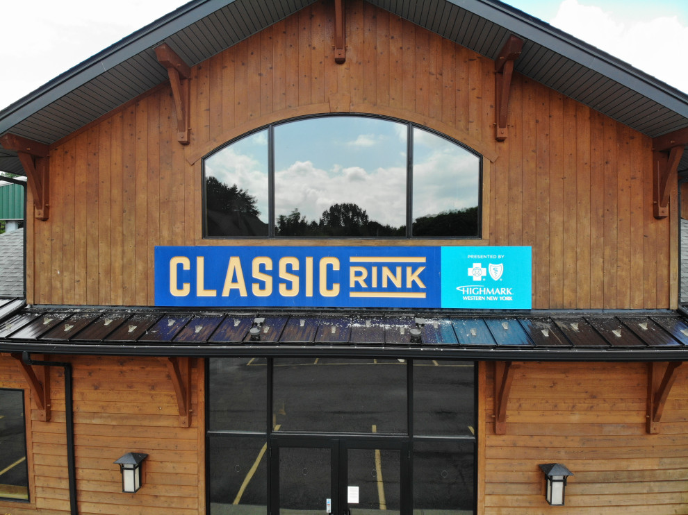 Custom-Built Pole Barn for The Classic Rink's Zamboni - Contemporary ...