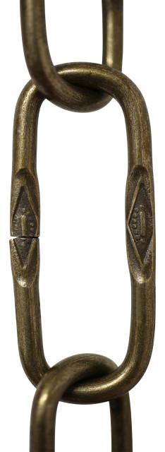 RCH Hardware Steel Spanish Chandelier Chain, 2 Sizes, 3', U52 ...