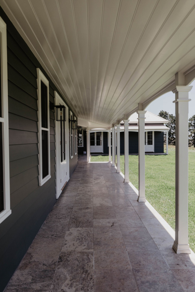 Custom Australian Farmhouse in Kangaloon, NSW - Farmhouse - Porch ...
