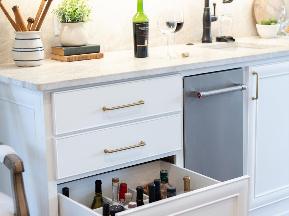 French Country Kitchen - French Country - Home Bar - Dallas - by B ...