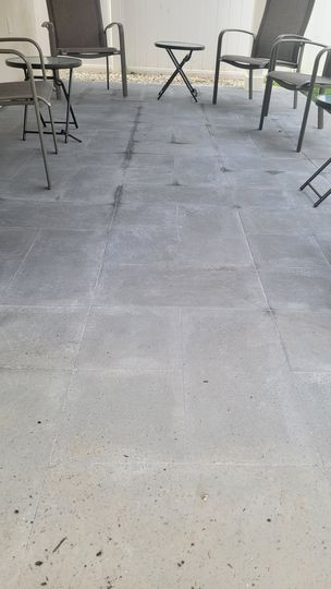 Please help! Grout haze on new bluestone patio