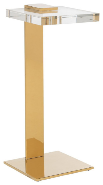 Gerard Gold Side Table - Contemporary - Side Tables And End Tables - by ...