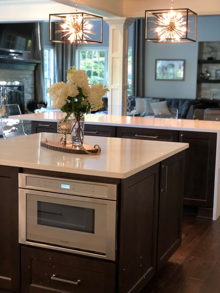 Modern-Rustic-Glam kitchen - Modern - Kitchen - Columbus - by Kish Home ...