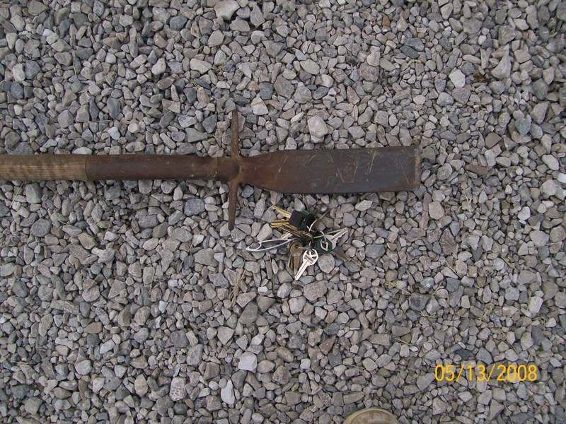 What might this old digging (?) tool be called?