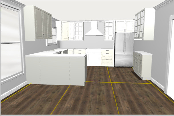 Speaking of island trends.. Ikea layout