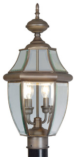 Monterey Outdoor Post Head, Black - Traditional - Post Lights - by ...