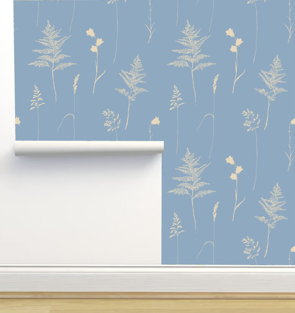 Botanical Wallpaper by Julia Schumacher, 24"x72" - Contemporary ...