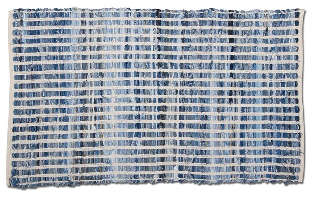 Denim Chindi Rug - Contemporary - Area Rugs - by Quest Products, Inc ...