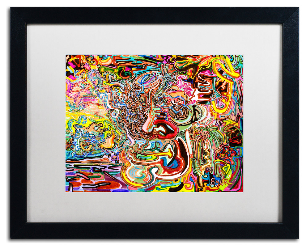 Josh Byer 'Man As A Garden At Sunrise' Art, 20"x 16" - Contemporary - Prints And Posters - by ...