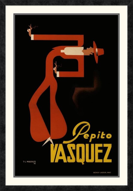 "Pepito Vasquez" Framed Digital Print by Tito Livio de Madrazo, 20x28 ...
