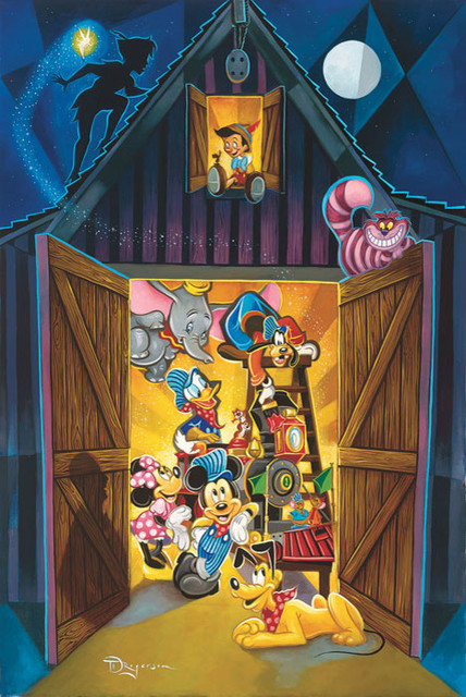 Disney Fine Art Where Imagination Lives by Tim Rogerson - Contemporary ...