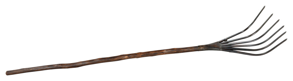Decorative Rake - Rustic - Forks Rakes And Hoes - by Taran Design | Houzz