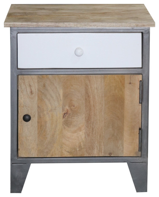 Outbound Multi Color Nightstand Accent Table - Transitional ...