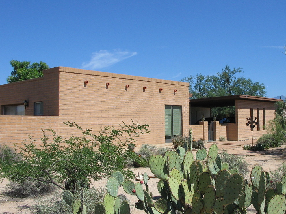 Slump block and stucco addition