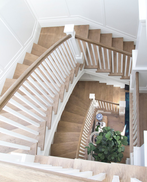 Cozy Coastal Beach House - Beach Style - Staircase - Orange County - by ...