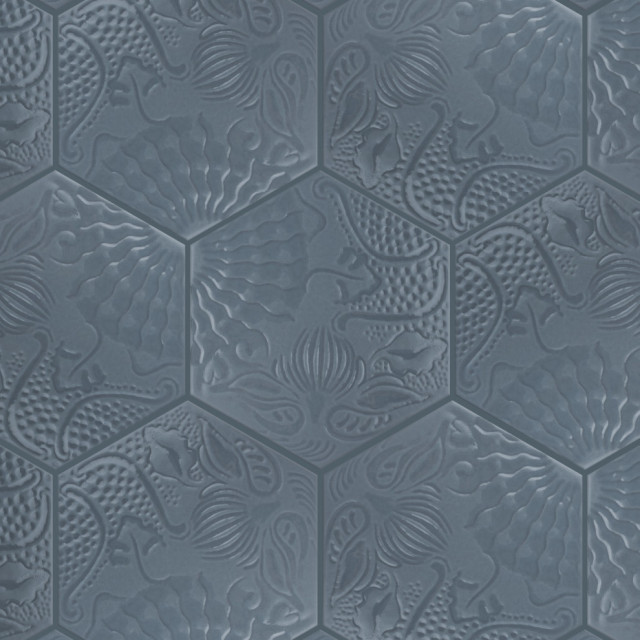 Gaudi Lux Hex Porcelain Floor and Wall Tile Sample - Contemporary ...