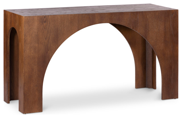 Arch Black Console Table - Transitional - Console Tables - by Meridian Furniture | Houzz