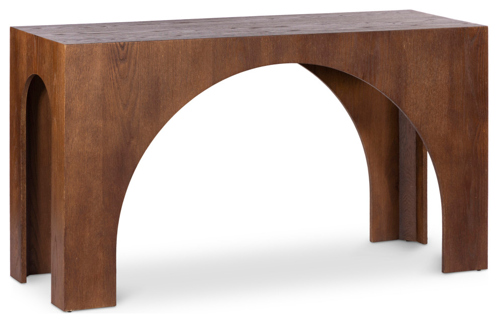 Arch Black Console Table - Transitional - Console Tables - by Meridian ...