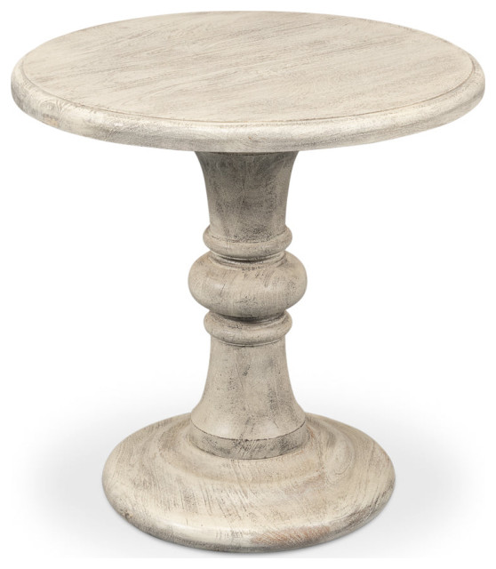 Cecelia Pedestal Table - French Country - Side Tables And End Tables ...