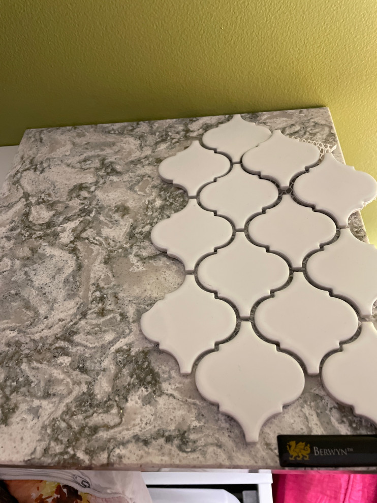 Is an arabesque tile to busy for Cambria Berwyn countertop