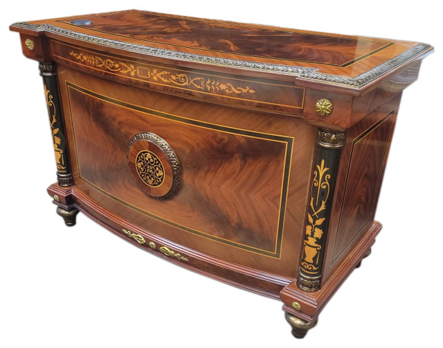 Solid Wood Computer Table - Traditional - Desks And Hutches - by ...