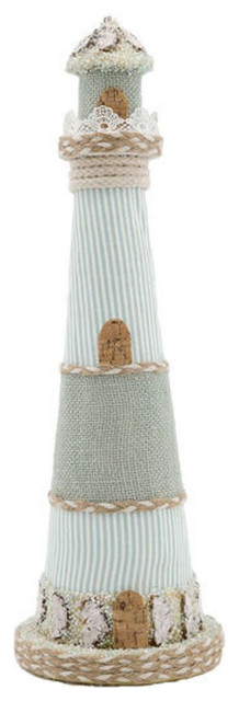 December Diamonds Ocean Mist Sea Mist Lighthouse Decor 16.5In ...