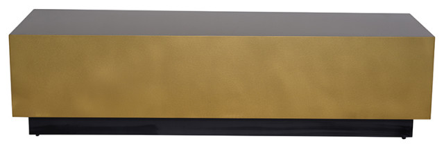 Asher Gold Coffee Table - Modern - Coffee Tables - by EBPeters | Houzz