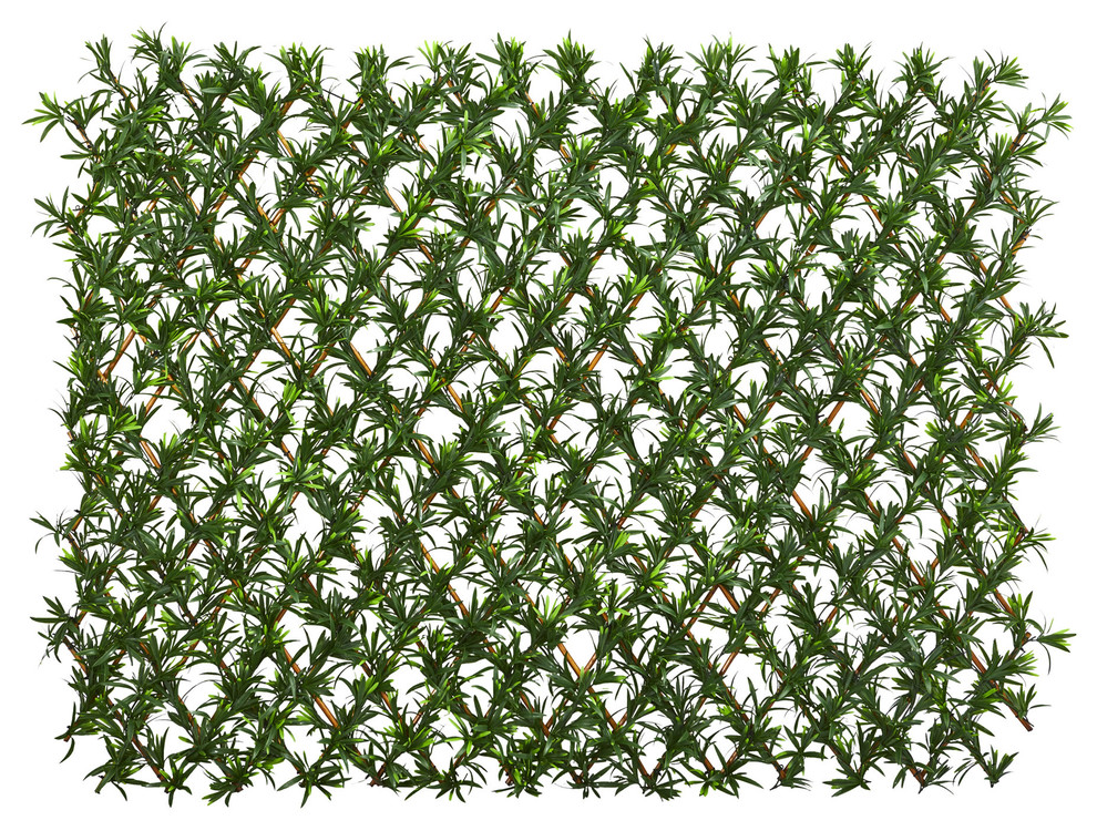 39" Podocarpus Expandable Fence UV Resistant and Waterproof ...