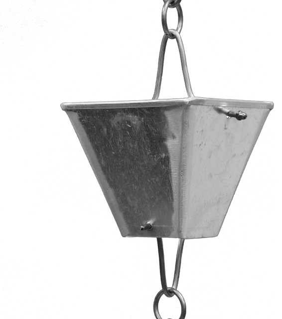 Extra Large Aluminum Square Cups Rain Chain With Installation Kit ...