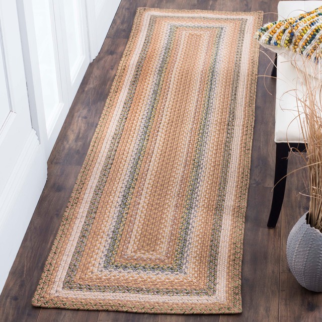 Safavieh Braided Collection BRD314 Rug, 2'3"x12' - Contemporary - Hall ...