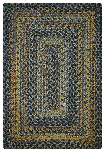 Homespice Decor Black Forest Indoor/Outdoor Braided Rug 4'x6 ...